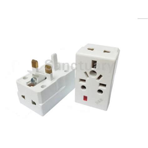 Pack Of 2 Multi 3 Pin Shoe With Fuse And Extra Socket 13 Amp 250 V Daraz Pk