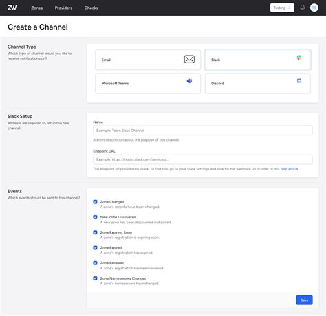 How To Setup Slack Notifications Zonewatcher