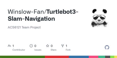 github winslow fan turtlebot3 slam navigation acs6121 team project