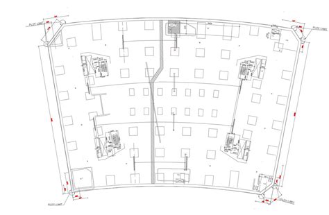 Free Download Simple Foundation Demarcation Plan Autocad File Cadbull