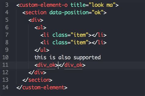Github Orizenshtml Extended Html Syntax Sublime Text Definition Which Supports Web