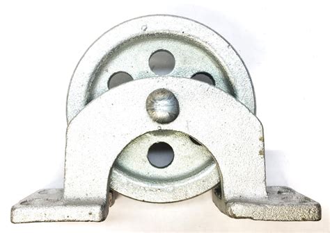 Msc Single Groove Open Upright Mount Guidance Pulley 67327908 Nos —