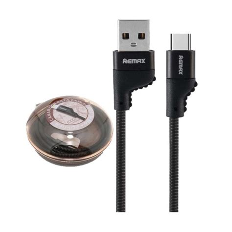 USB Male To Type C Meter Black Data Cable Digital Bridge