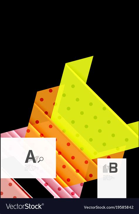 Color Triangles Background Design Royalty Free Vector Image