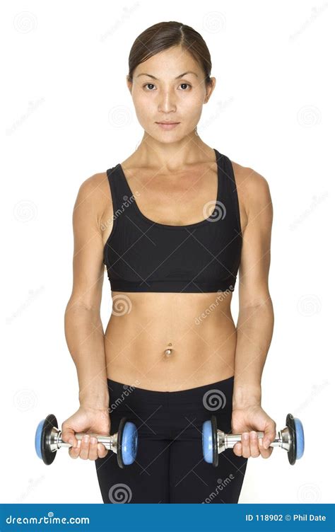 Dumbbell Curl 1 Stock Photo Image Of Sportswear Specialist 118902