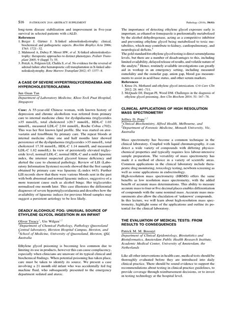 A Case Of Severe Hypertriglyceridaemia And Hypercholesterolaemia Pdf High Density
