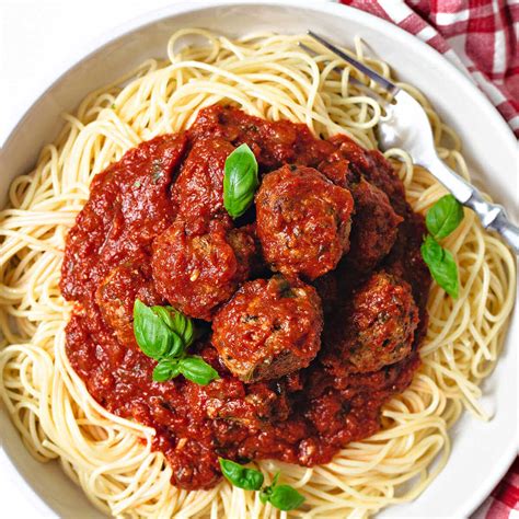 Spaghetti And Meatballs Homemade Spaghetti And Meatballs