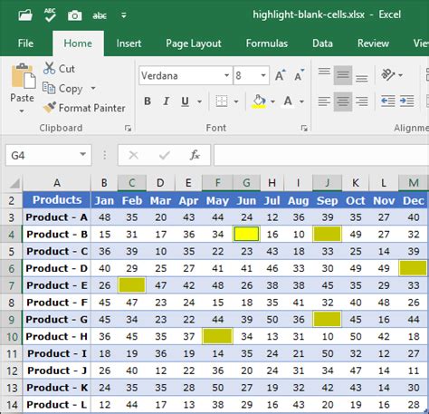 Apply Color To Highlight Blank Cells In Excel Excel Computer Basics Microsoft Excel