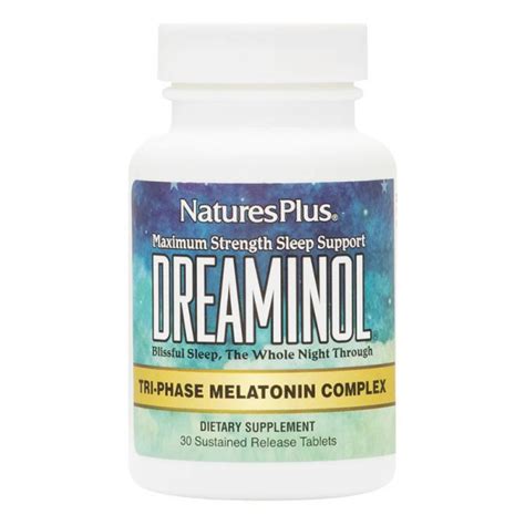Natures Plus Dreaminol Sustained Release Bilayer 30 Tablets