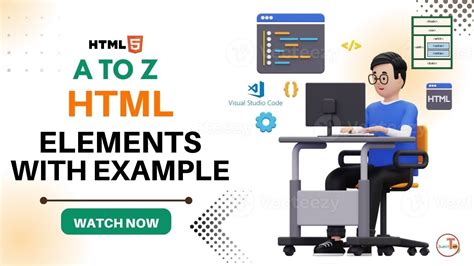 A Z Html Elements Html5 Html5 Example And Overview Youtube
