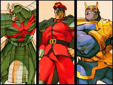 Bengus M Bison Silver Samurai Thanos Capcom Marvel Marvel Vs Capcom Marvel Vs Capcom
