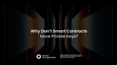 The Autonomous Nature Of Smart Contracts No Need For Private Keys