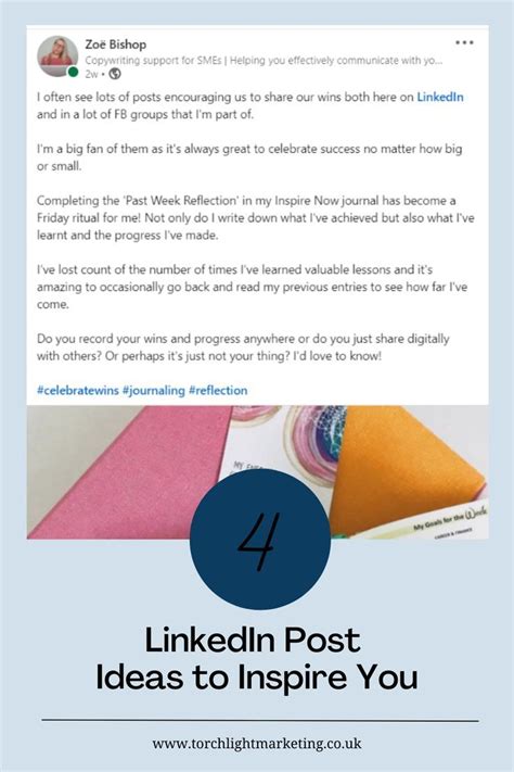 4 Linkedin Post Ideas To Inspire You Marketing Copywriting