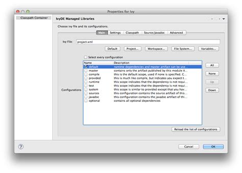 Use With Maven Poms Apache IvyDE