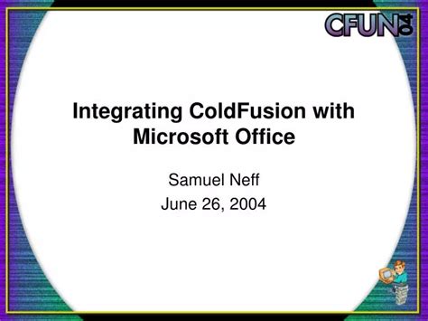 ppt integrating coldfusion with microsoft office powerpoint