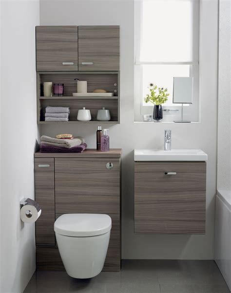 Ideal Standard Concept Space WC Unit With LH Storage Cupboard Elm Small Bathroom Makeover