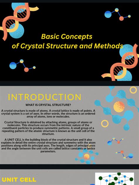 Basic Concepts Of Crystal Structure And Methods Pdf