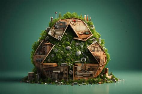 Generative Ai Global Communication Network Concept Environmental Technology Sustainable