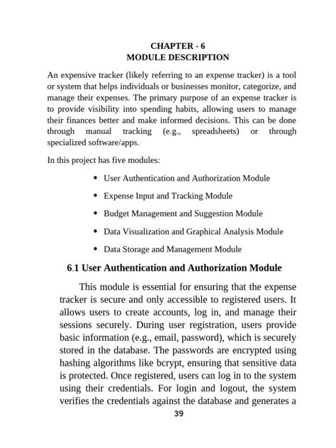 Mini Module Description Pdf Databases Password
