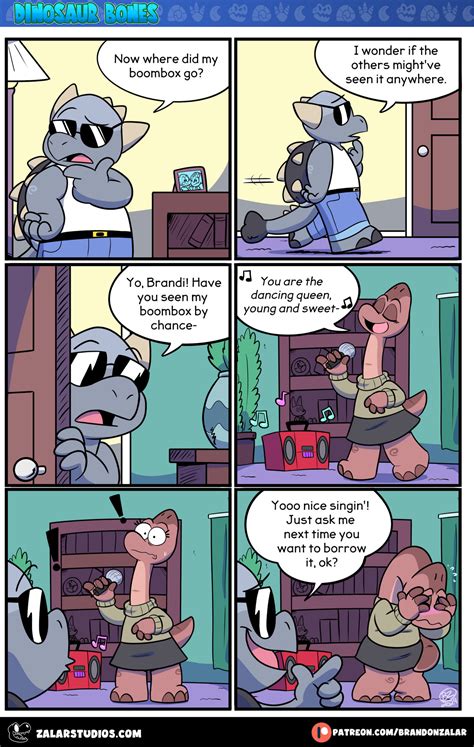 Dinosaur Bones Missing Boombox By Jurassiczalar On Deviantart