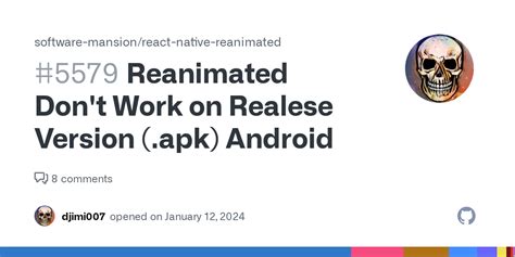 Reanimated Dont Work On Realese Version Apk Android · Issue 5579