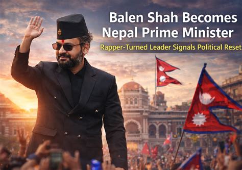 Balen Shah Becomes Nepal Prime Minister Rapper Turned Leader Signals