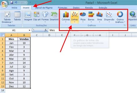 Como criar um gráfico no Excel Ferramentas PC