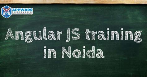 Angular Js Training In Noida Appwars Technologies