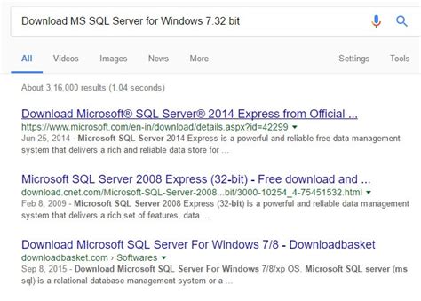 Sql Environment Setup