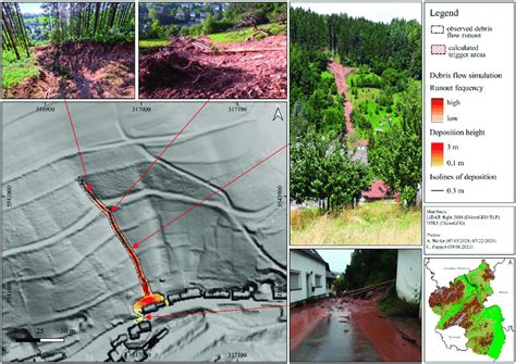 Modeled Runout And Deposition Behavior Of The Debris Flow With