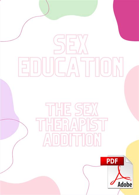 Sex Education Digital Workbook The Sex Therapist Addition Laura