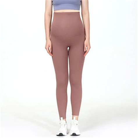 Badu Bg Клинове за бременни с висока талия поддържащи корема за бременни жени Тесни панталони