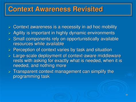 Ppt Context Awareness In Mobile Environments Powerpoint Presentation Id3574995