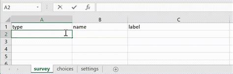 Question Types Xlsform Arqaam