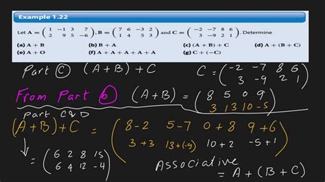 4a Solved Problem For Matrix Operations