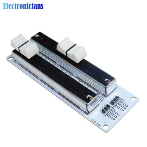 Zre Cev Electronic Building Block 10k Double Row Sliding Linear Potentiometer Module For Arduino
