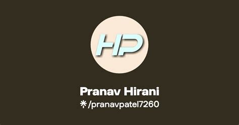 Pranav Hirani Linktree
