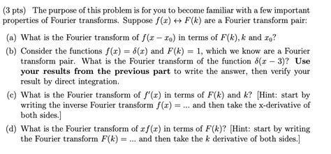 Solved Pts The Purpose Of This Problem Is For You To Chegg Com