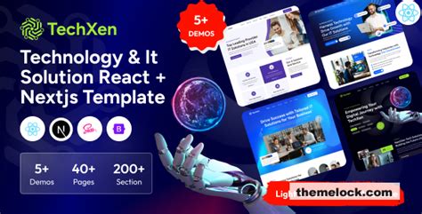 Skywave Nextjs IT Solution Technology Marketing Template Themelock Premium Themes