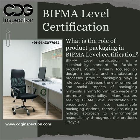 Bifma Level Certification