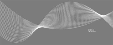 흐르는 입자의 물결 회색 디자인이 흐르는 연기 부드럽고 부드러운 편안한 이미지로 추상적 인 배경을 벡터 3차원 형태에 대한 스톡 벡터 아트 및 기타 이미지 Istock