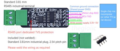 Module Chuyển Đổi RS To TTL Nguồn vào V truyền xa m