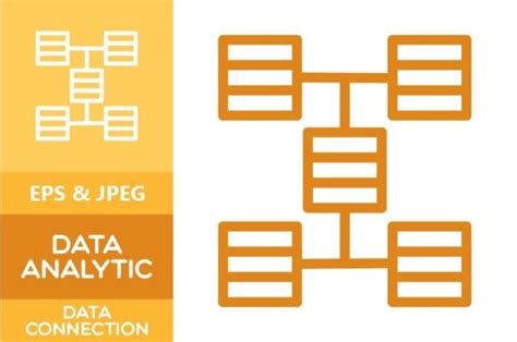 Data Analytic Icon Data Connection Graphic By Beldonbenediktus