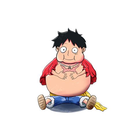 Quick Draw 1 Chubby Luffy By Preedo On Deviantart
