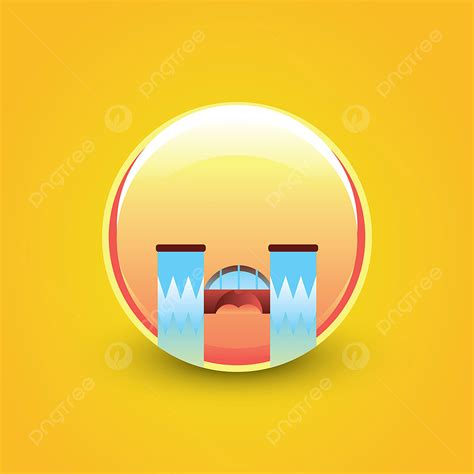 슬픈 우는 이모티콘 웃는 얼굴 캐릭터 캐릭터 삽화 행복 Png 일러스트 및 벡터 에 대한 무료 다운로드 Pngtree