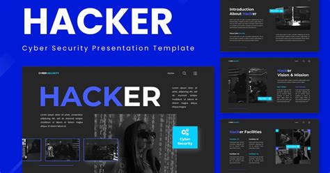 Hacker Cyber Security Powerpoint Templates Incl Security And Digital