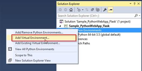 3 next step to create a python virtual environment this is not