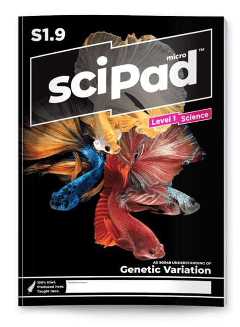 SciPAD Science Workbooks Secondary Babe Science Study Guides NZ