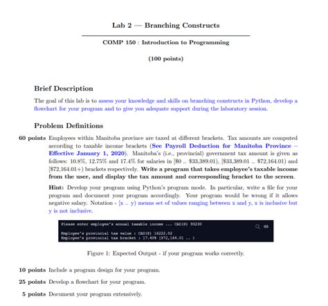 Solved Lab 2 — Branching Constructs Comp 150 Introduction