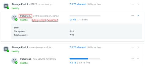 Synology NAS Btrfs File System Update Chmod 644